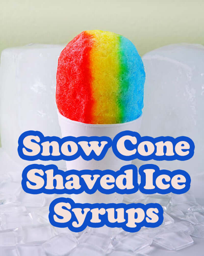 Snow Cone Shaved Ice Syrups Ireland - Delivery Nationwide