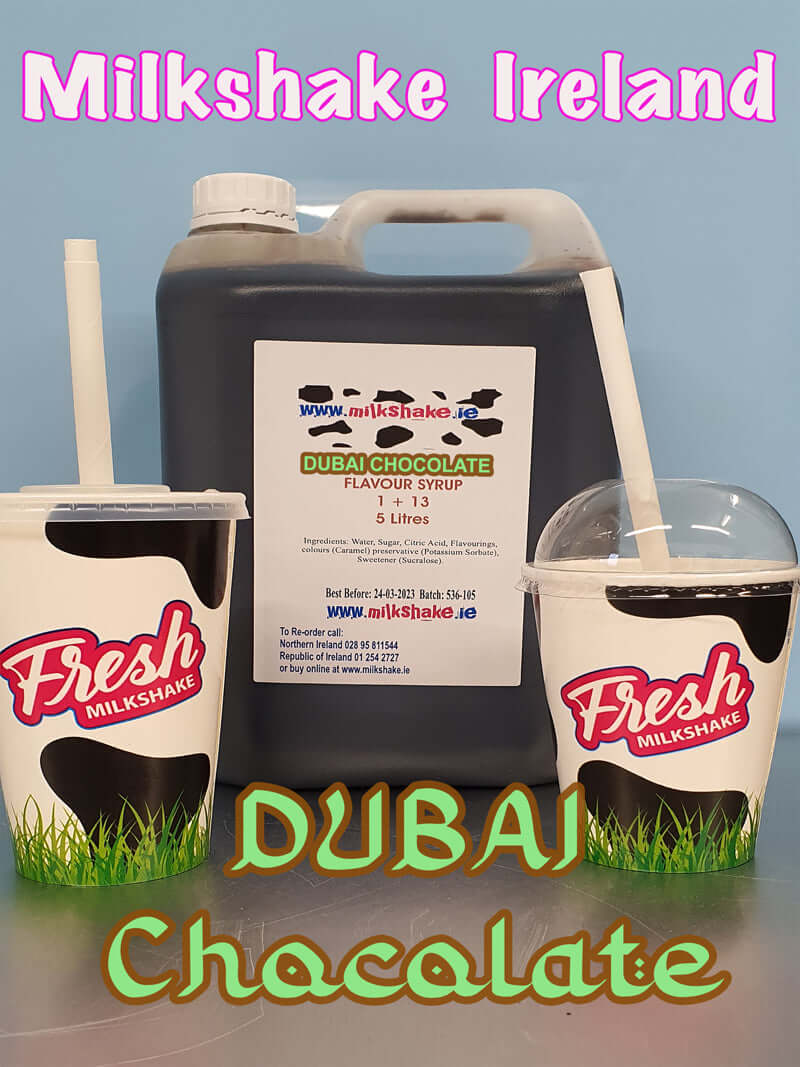 Dubai Chocolate Milkshake Mix 5 Litre