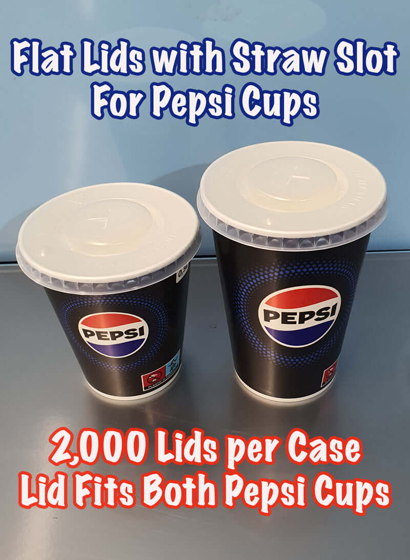 Pepsi Cups and Lids - Delivered Nationwide